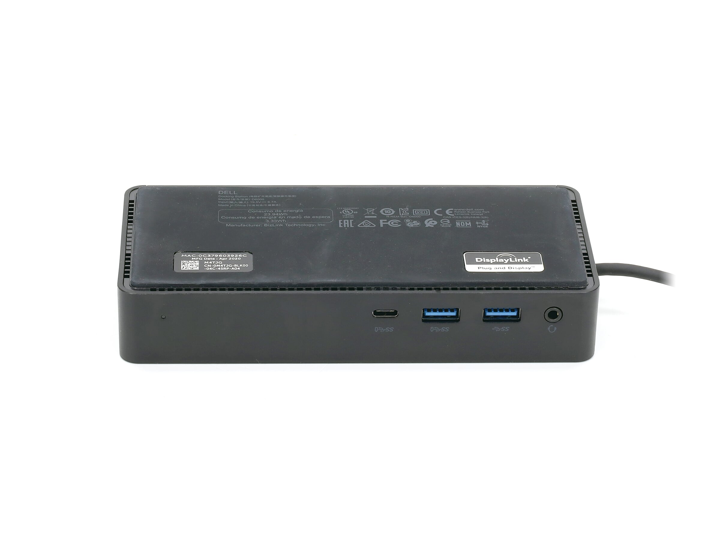 Dell Universal Dock D6000 Dockingstation Thunderbolt