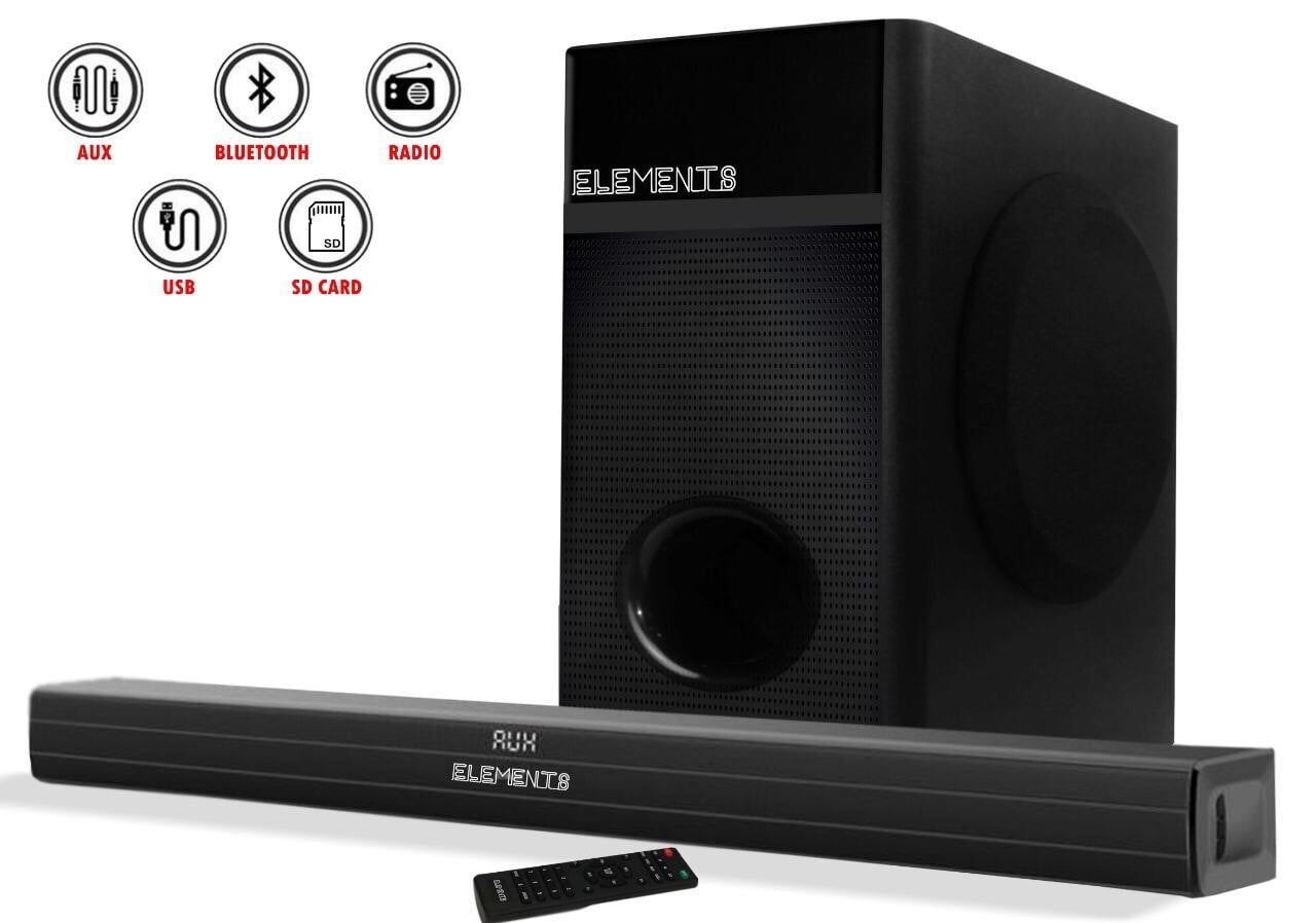 Elements 2.1 Soundbar-Lautsprecher System EA401, schwarz | notebookgalerie