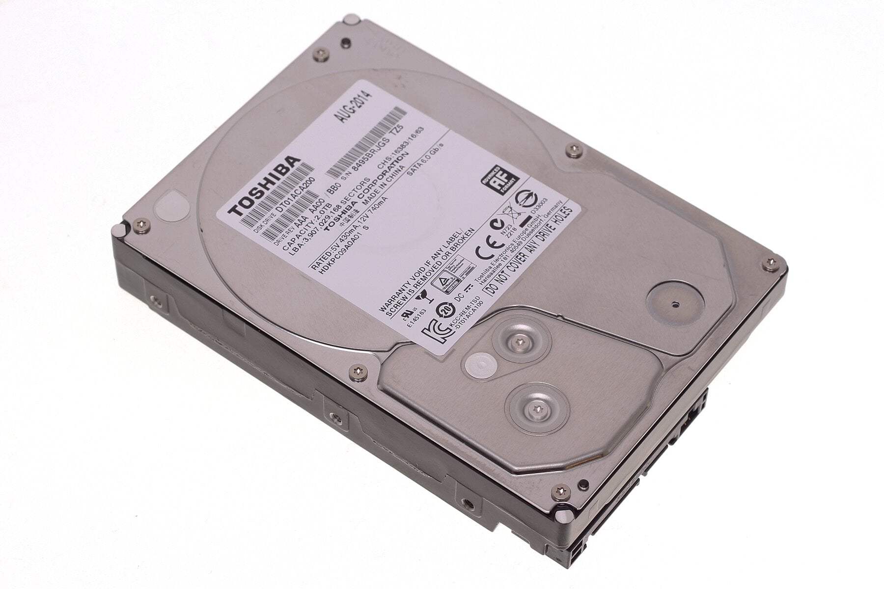 Toshiba DT01ACA HDD 2TB gebraucht und günstig kaufen | notebookgalerie